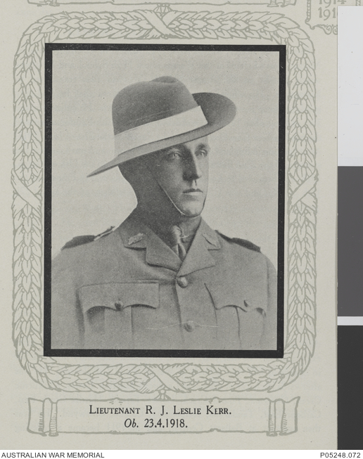 Robert John Leslie Kerr. – Victoria’s Forests & Bushfire Heritage