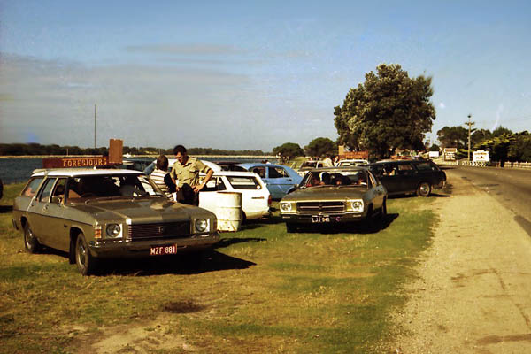 Photograph taken in 1977 (Source: D Buntine) : Brian Fry at th ...