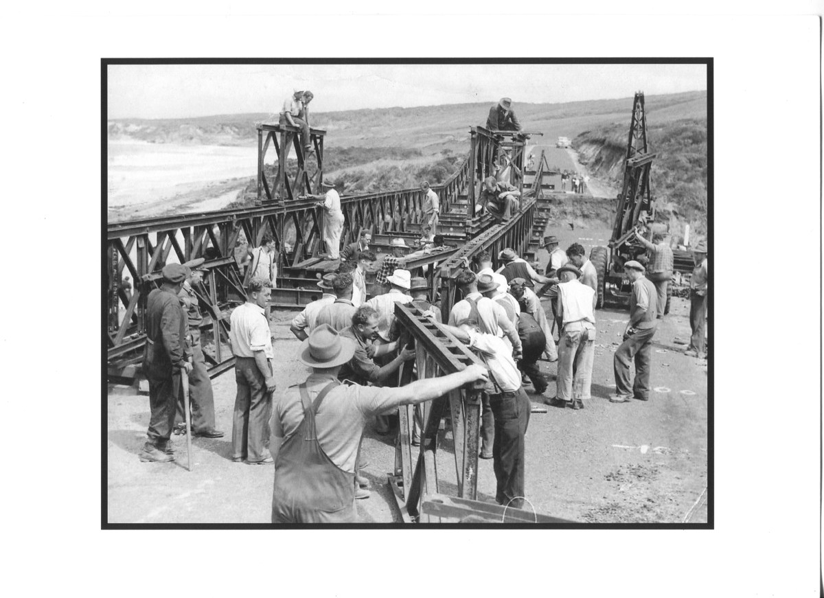 Bailey Bridge – Great Ocean Road. – Victoria’s Forests & Bushfire Heritage