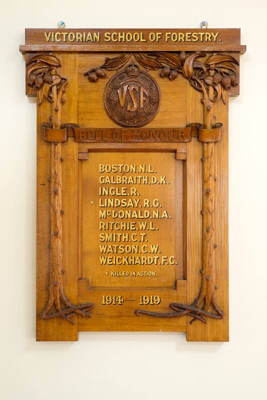 VSF Honour Board. – Victoria’s Forests & Bushfire Heritage