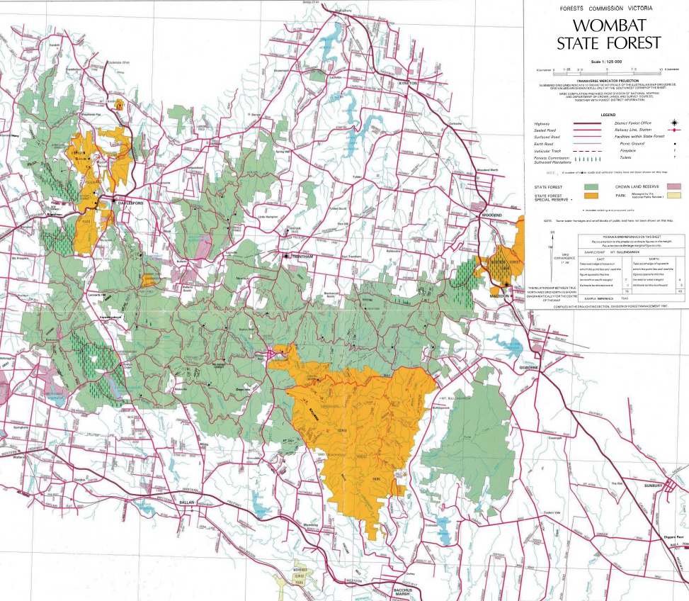 Wombat State Forest. – Victoria’s Forests & Bushfire Heritage